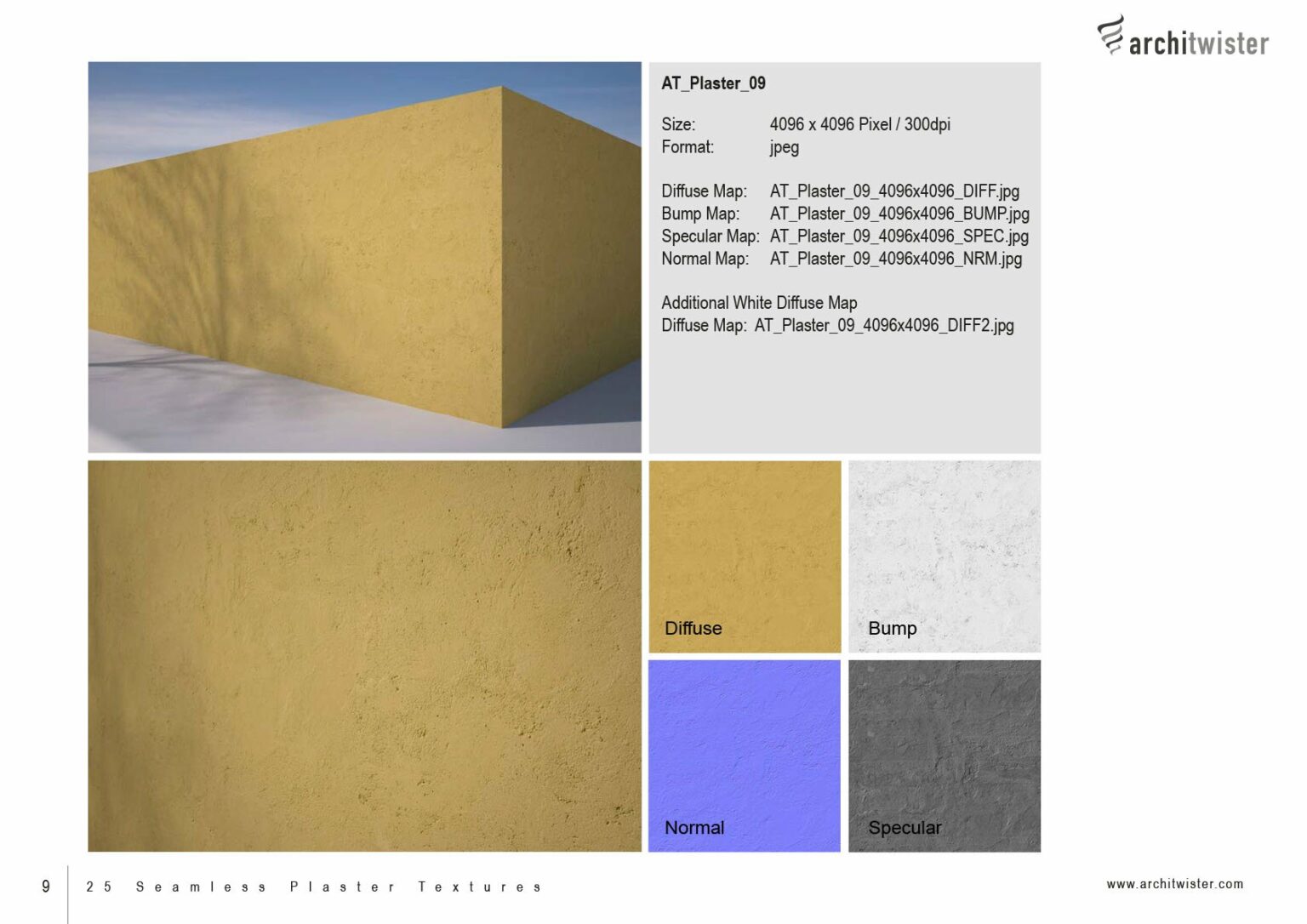 25 Seamless Plaster Textures – MasterBundles