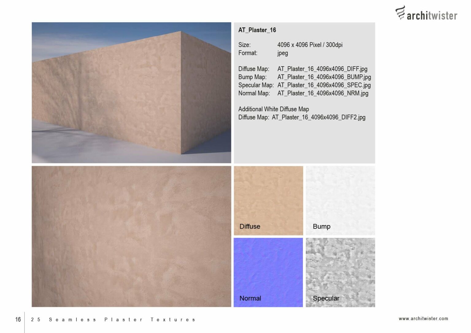 25 Seamless Plaster Textures – MasterBundles