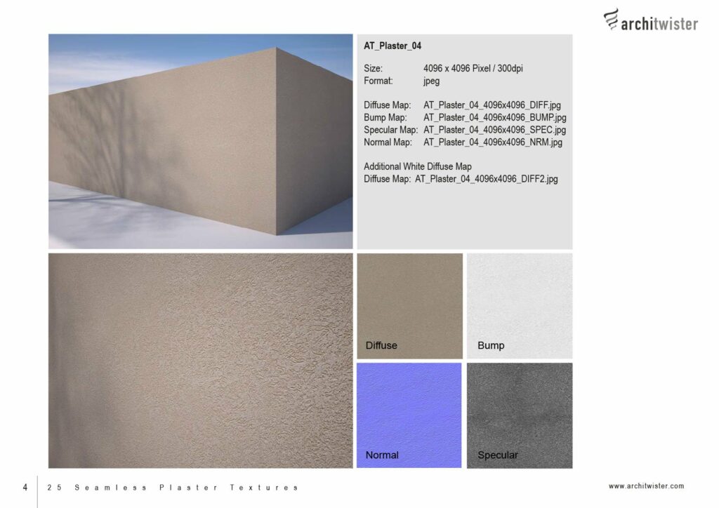 25 Seamless Plaster Textures – MasterBundles