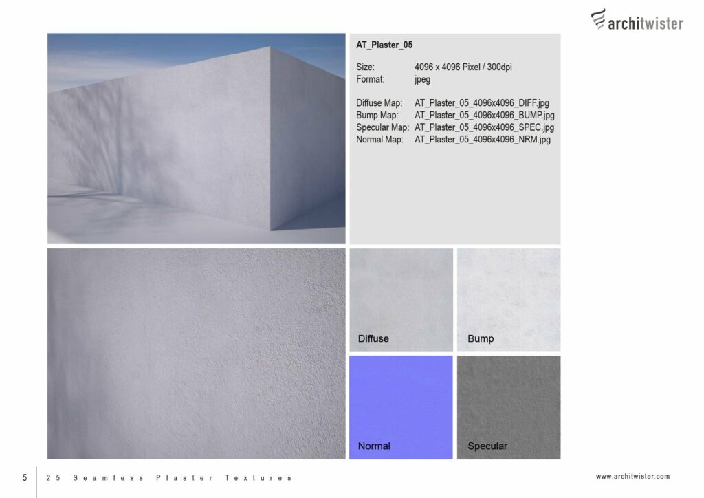 25 Seamless Plaster Textures – MasterBundles