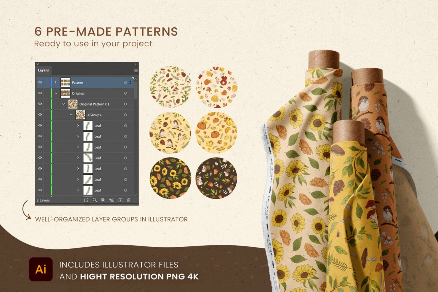 Fall Autumn Illustrations Set – MasterBundles