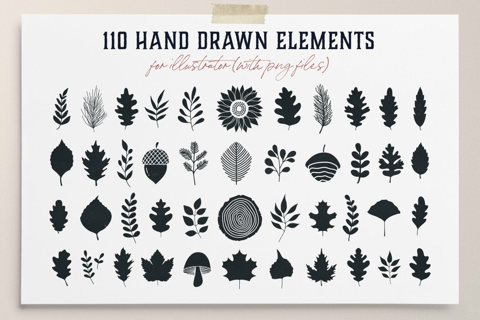 Autumn Harvest Lettering & Elements – MasterBundles