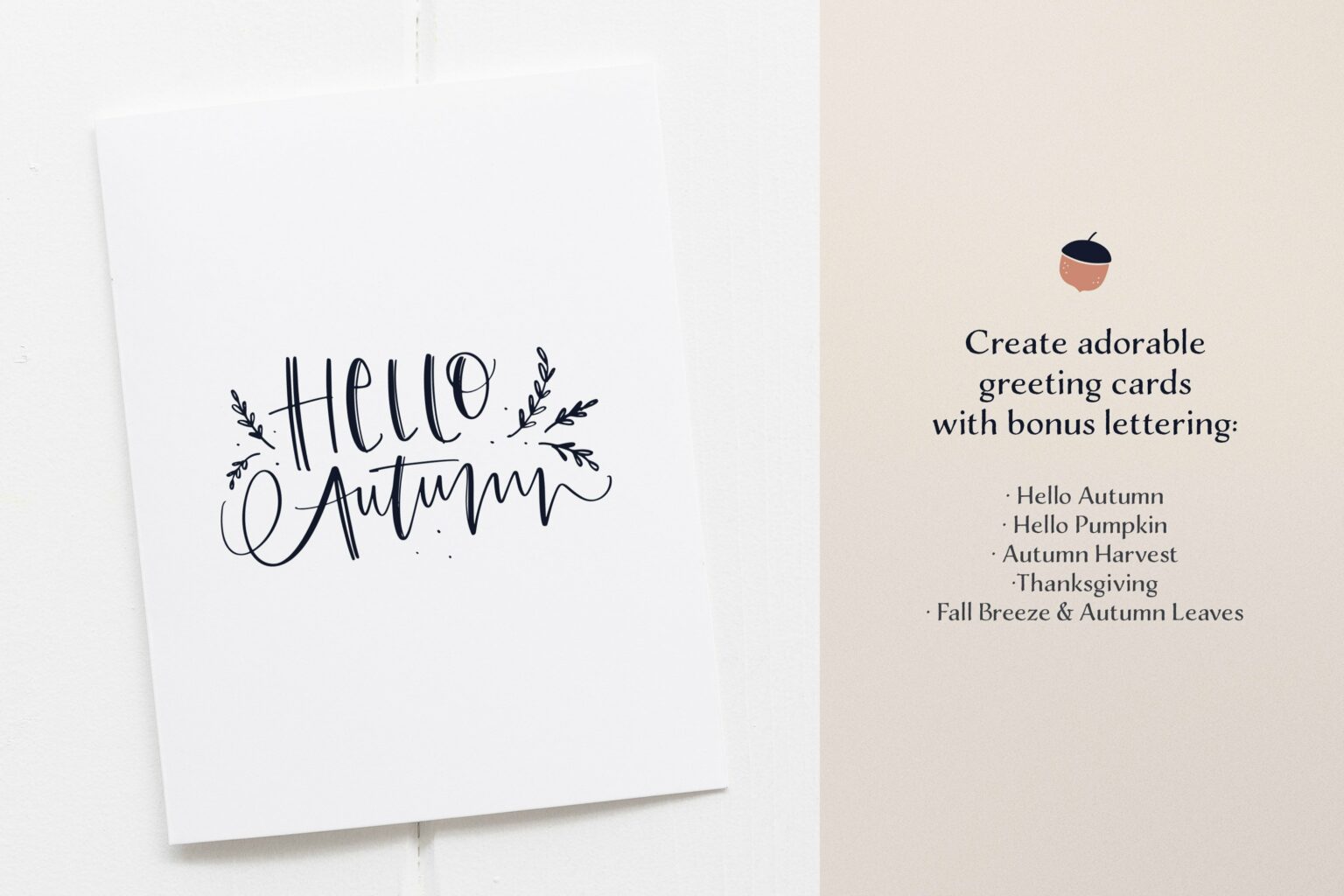 Autumn Harvest Lettering & Elements – MasterBundles