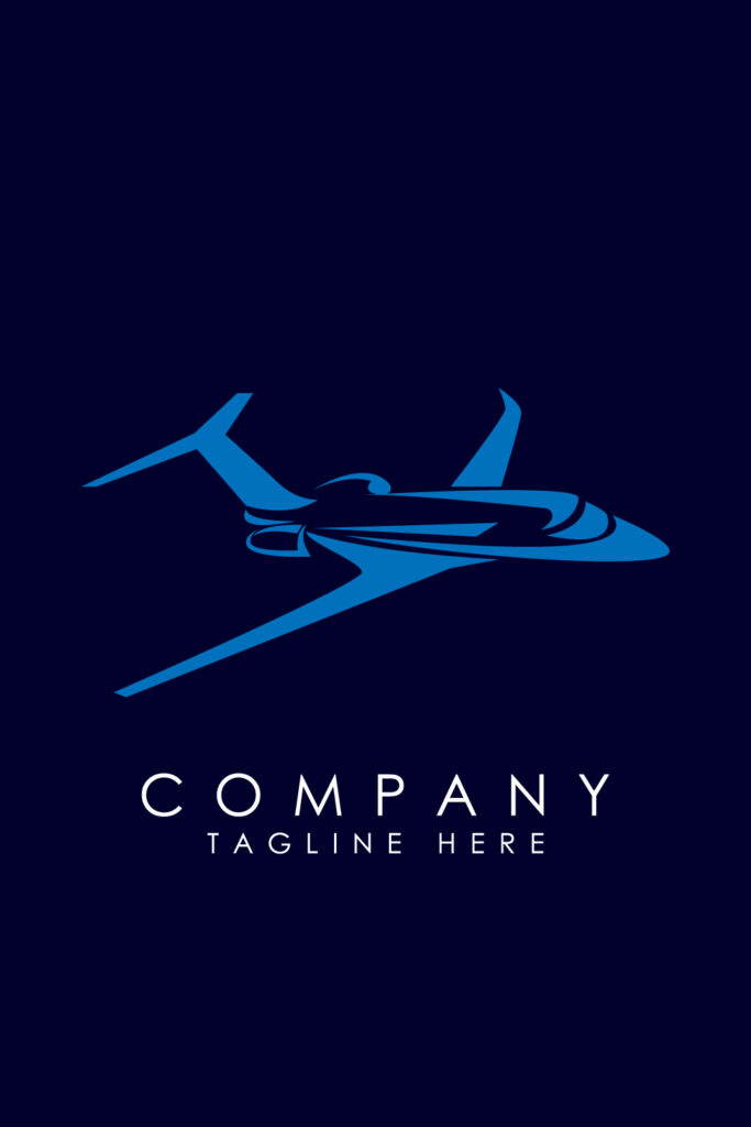 Airplane aviation vector logo design concept. Airline logo plane travel ...