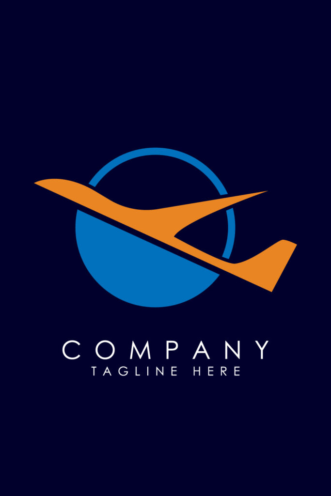Airplane aviation vector logo design concept. Airline logo plane travel ...