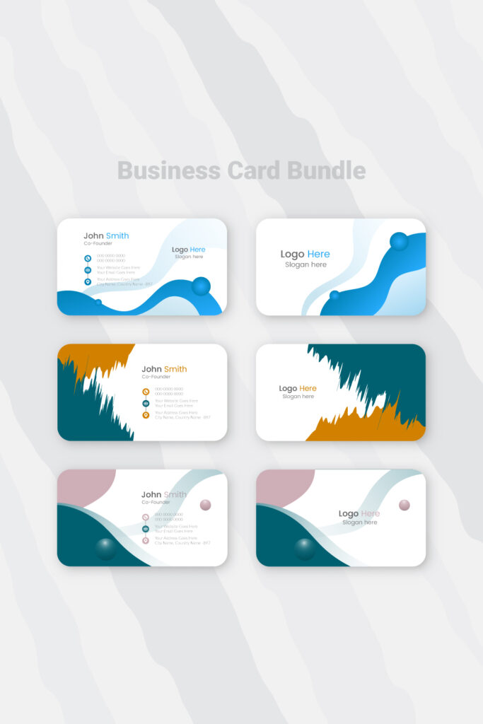Corporate Business Cards Bundle Templates - MasterBundles