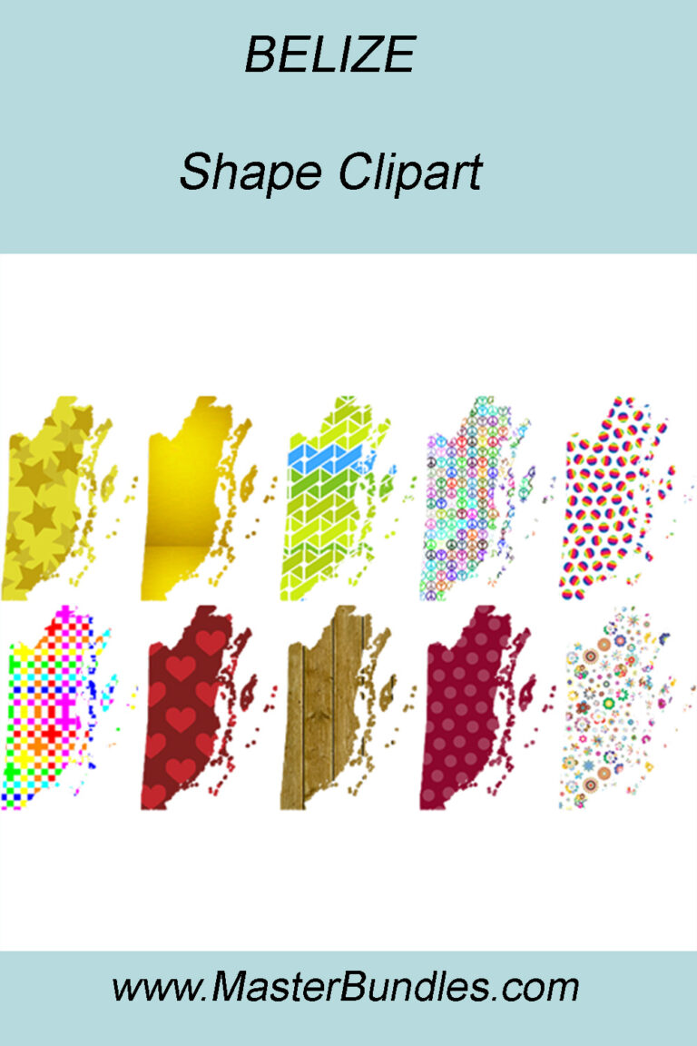 BELIZE SHAPE CLIPART ICONS - MasterBundles