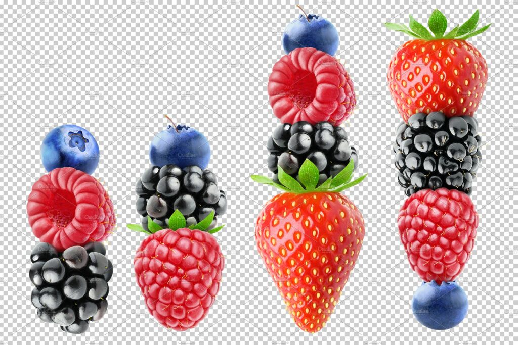 Fresh berry pyramids – MasterBundles