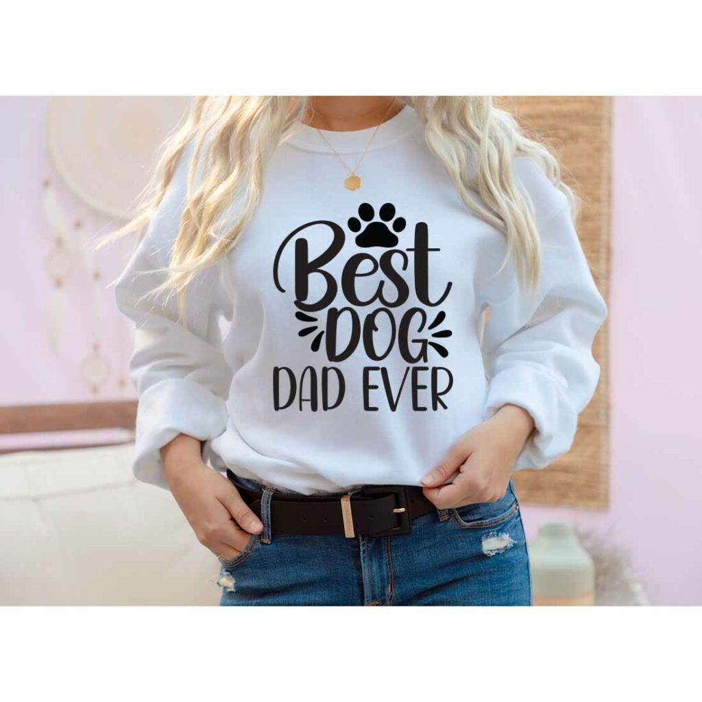 Best dad dog ever SVG t-shirt Designs - MasterBundles