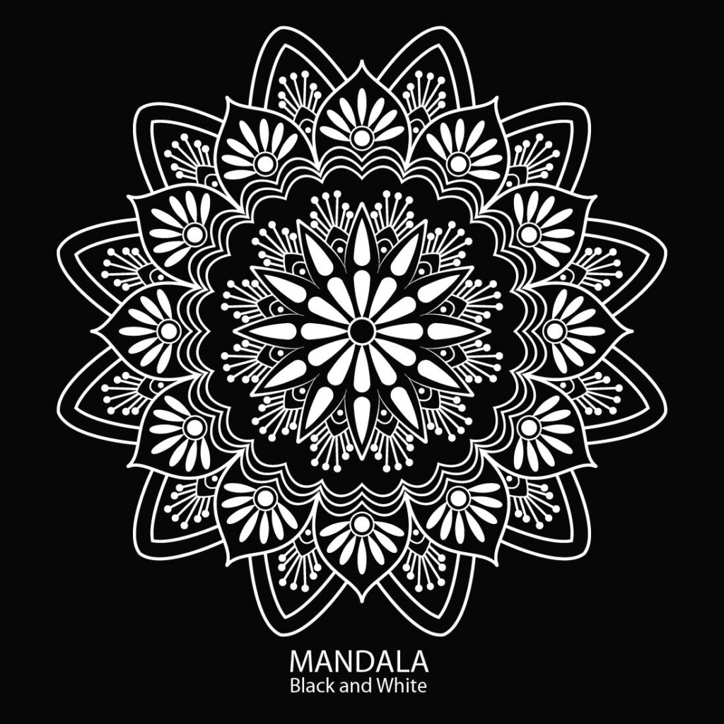 Black and White Design Teplate SVG, Ai, EPS, PDF, JPG, PNG File ...