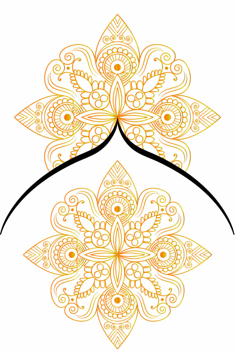 Black Mandal Simple Art Design Template SVG, Ai, EPS, PDF, JPG, PNG ...