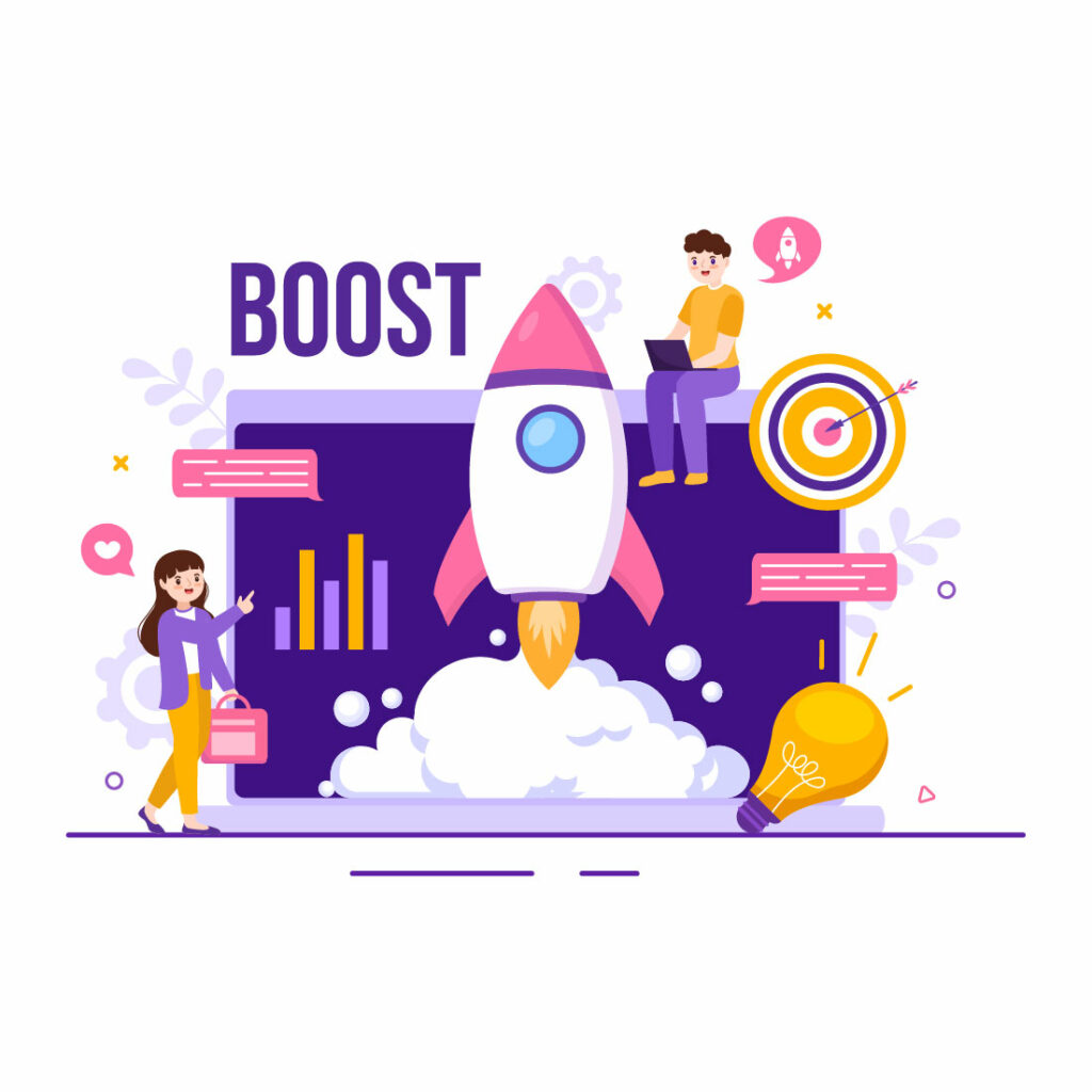 12 Business Boost Vector Illustration - MasterBundles