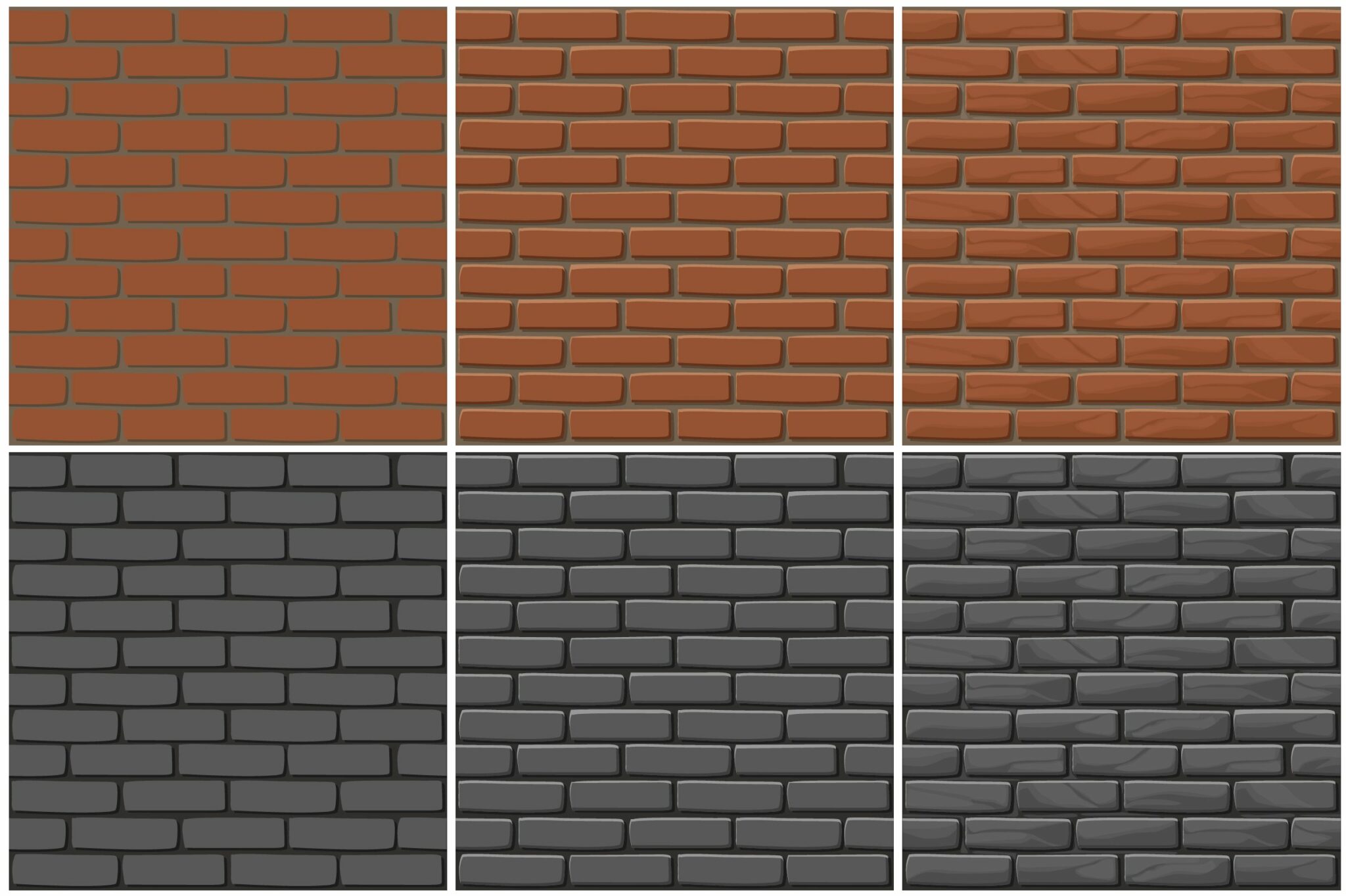 Set Brick wall texture seamless – MasterBundles