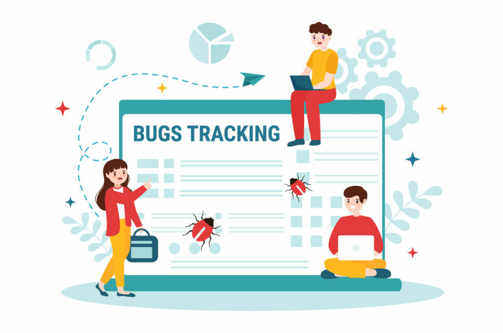 11 Mobile Phone Bug Tracking Illustration - MasterBundles