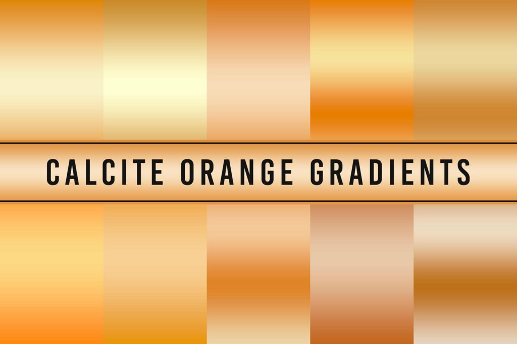 Calcite Orange Gradients – MasterBundles