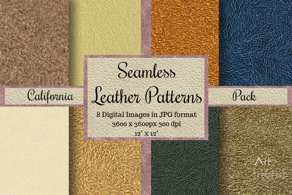 Seamless Leather Patterns California – MasterBundles