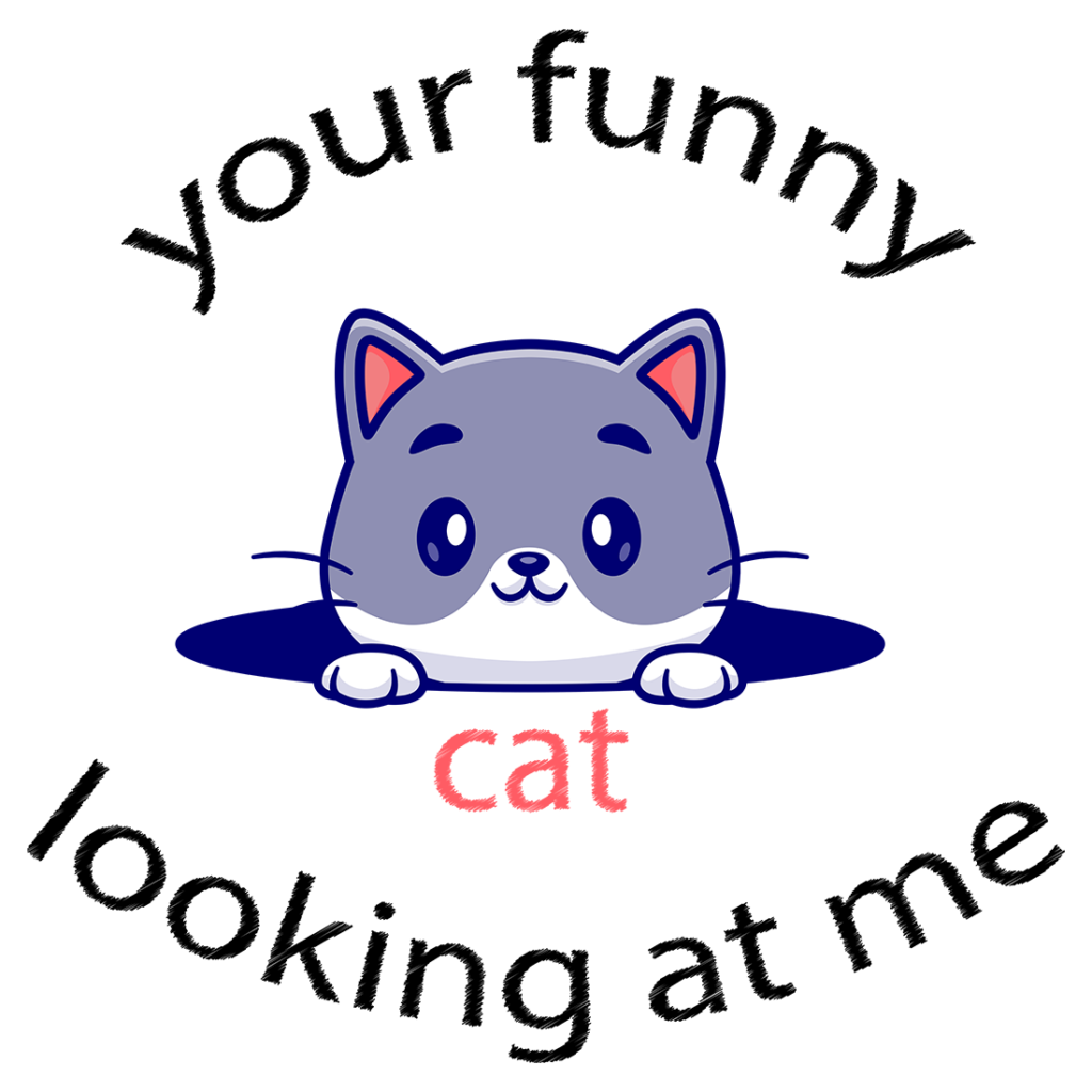 Funny Cat design - MasterBundles