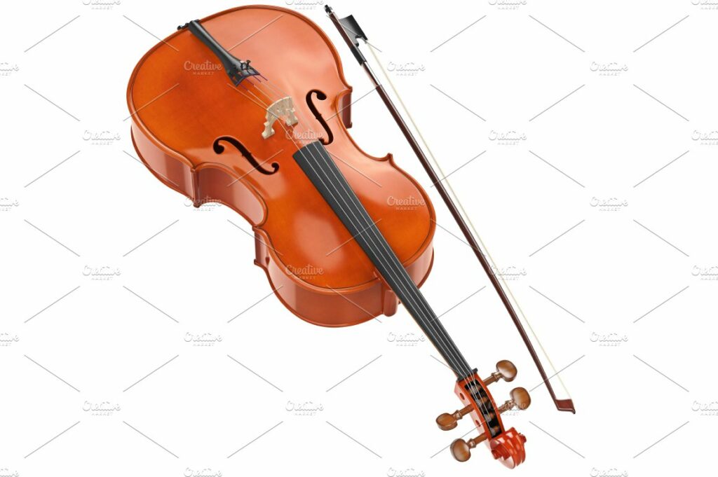 Cello classical wooden, set – MasterBundles