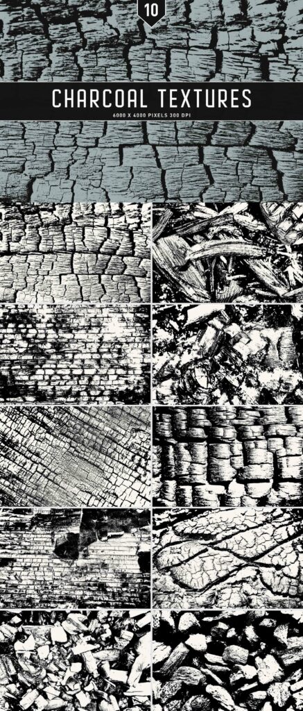Charcoal Textures – MasterBundles