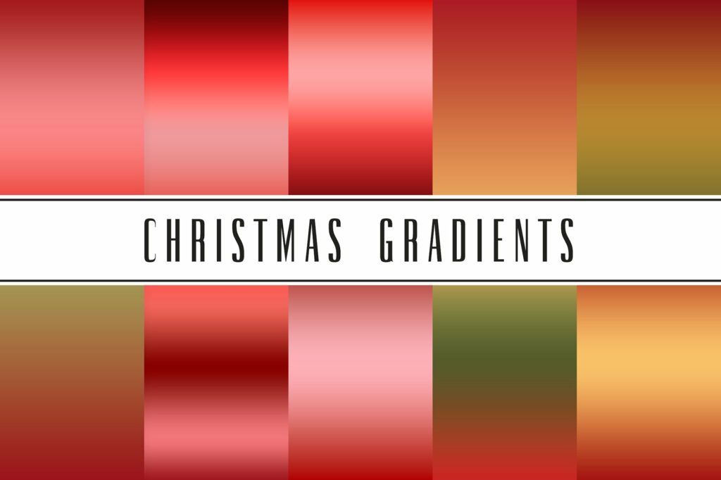 Christmas Gradients – MasterBundles