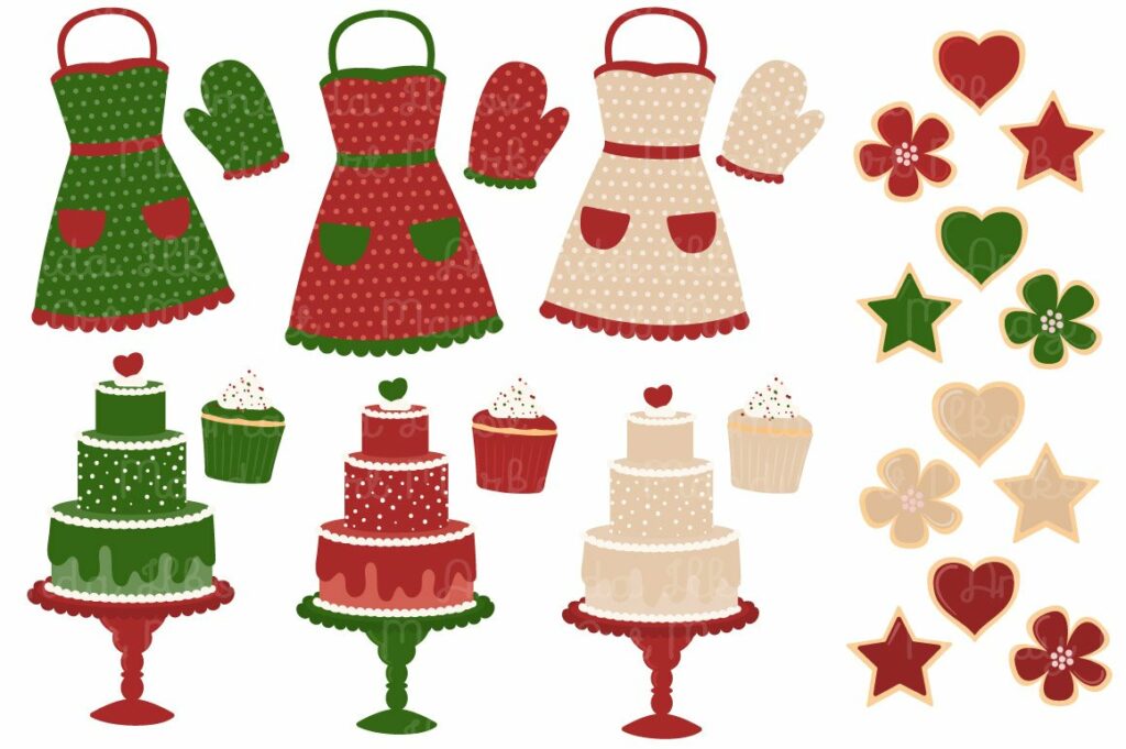 Christmas Baking Clipart & Vectors – MasterBundles