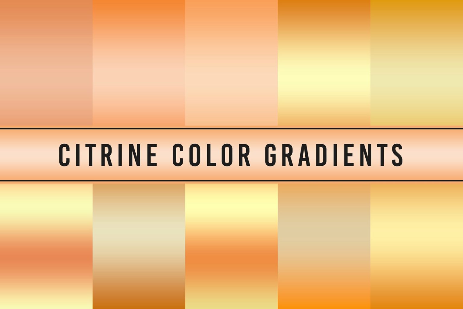 Citrine Color Gradients – MasterBundles
