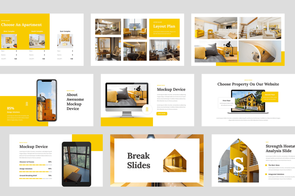 Hostate - Single Property & Apartment Google Slides Template ...