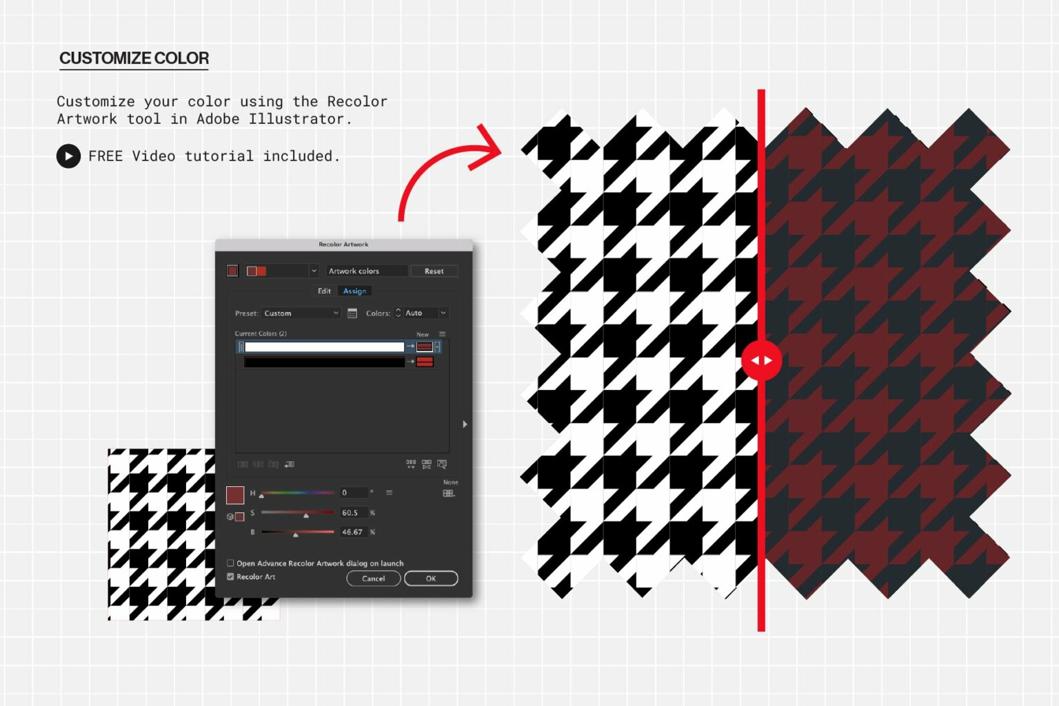 Houndstooth Pattern – MasterBundles