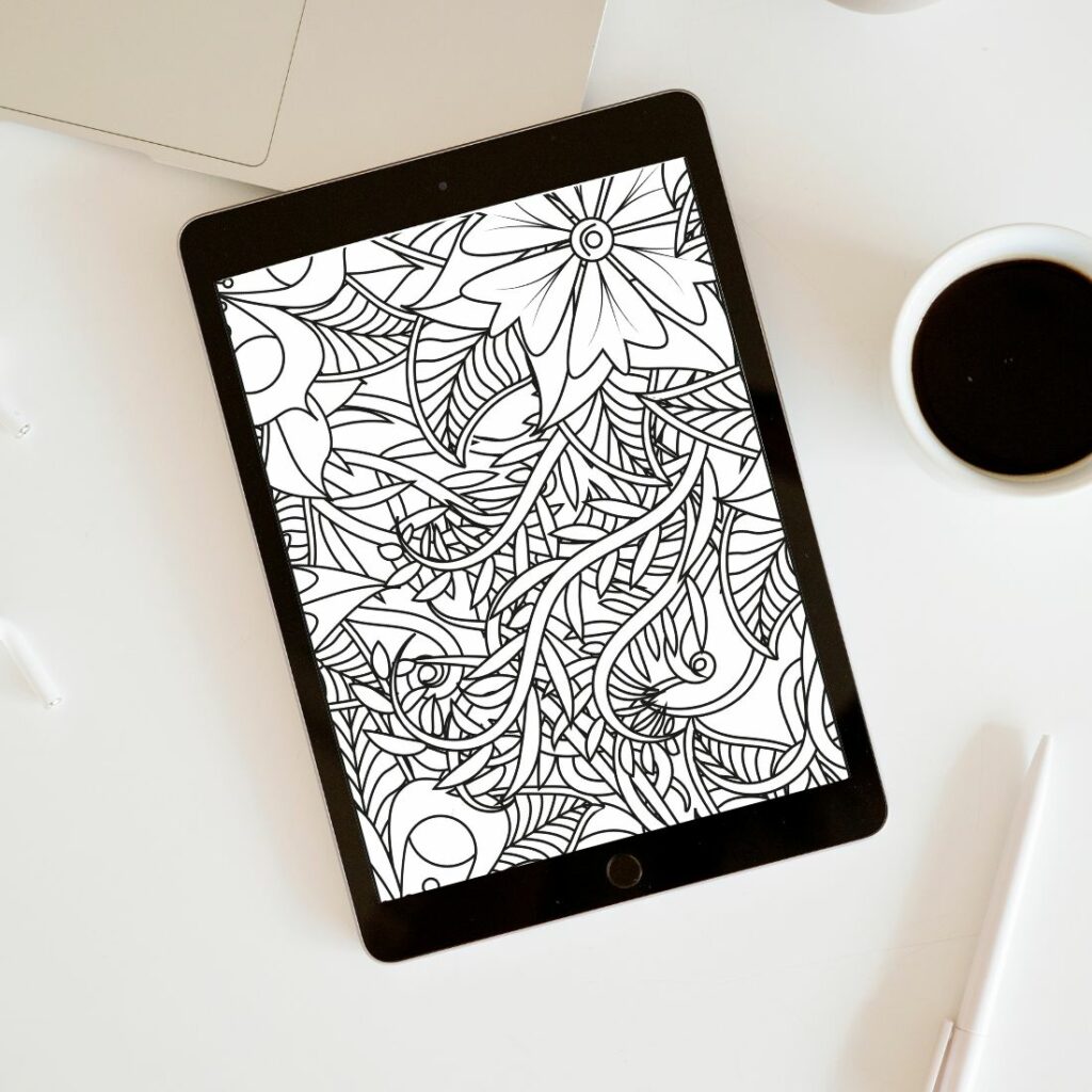 Serenity Mandalas: A Captivating Collection of 50 Digital Coloring ...