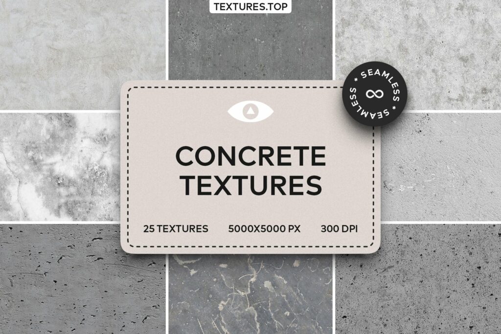 Seamless Concrete Wall Texture Pack – MasterBundles