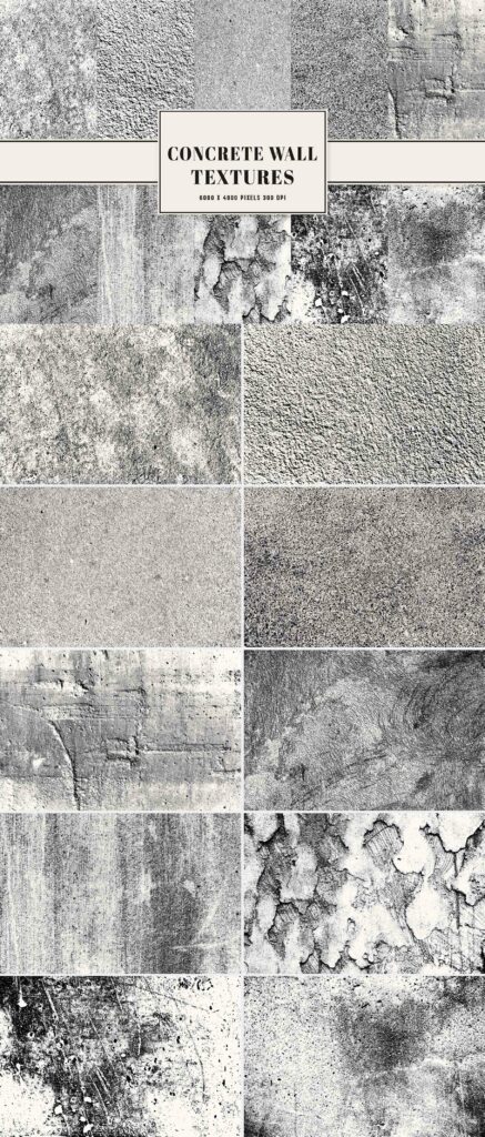 Concrete Wall Textures – MasterBundles