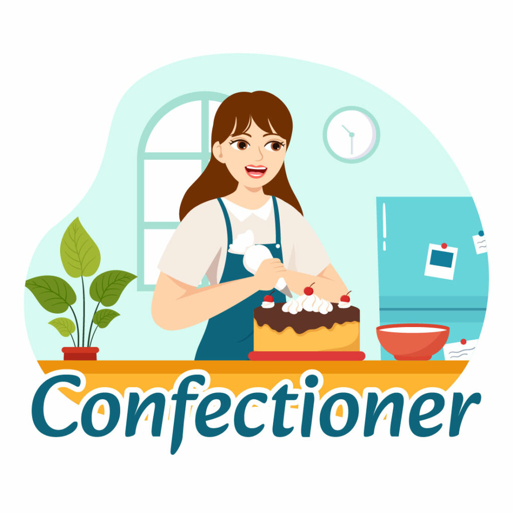 13 Confectioner Vector Illustration - MasterBundles