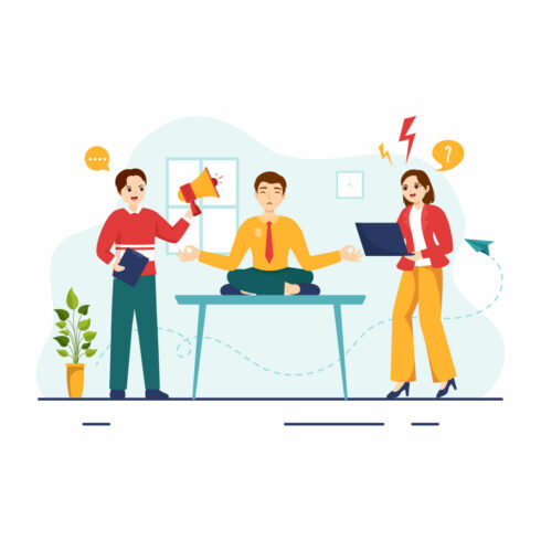 12 Conflict Resolution and Management Illustration - MasterBundles