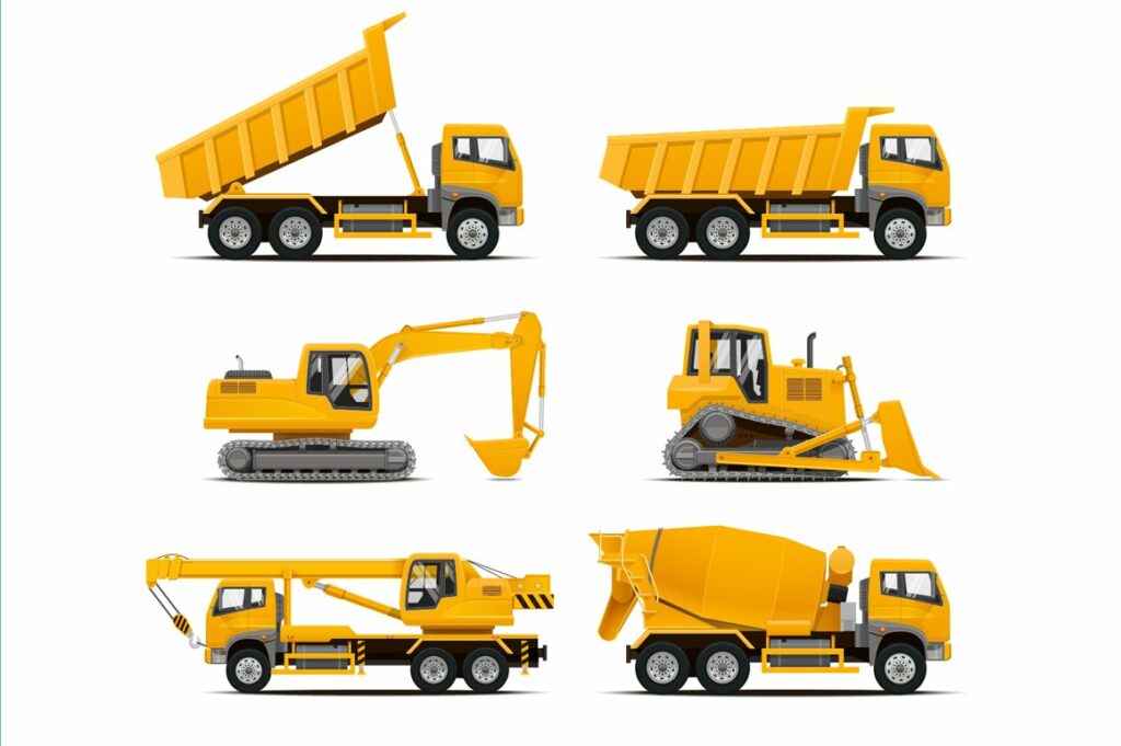 Construction Machinery Illustrations – MasterBundles