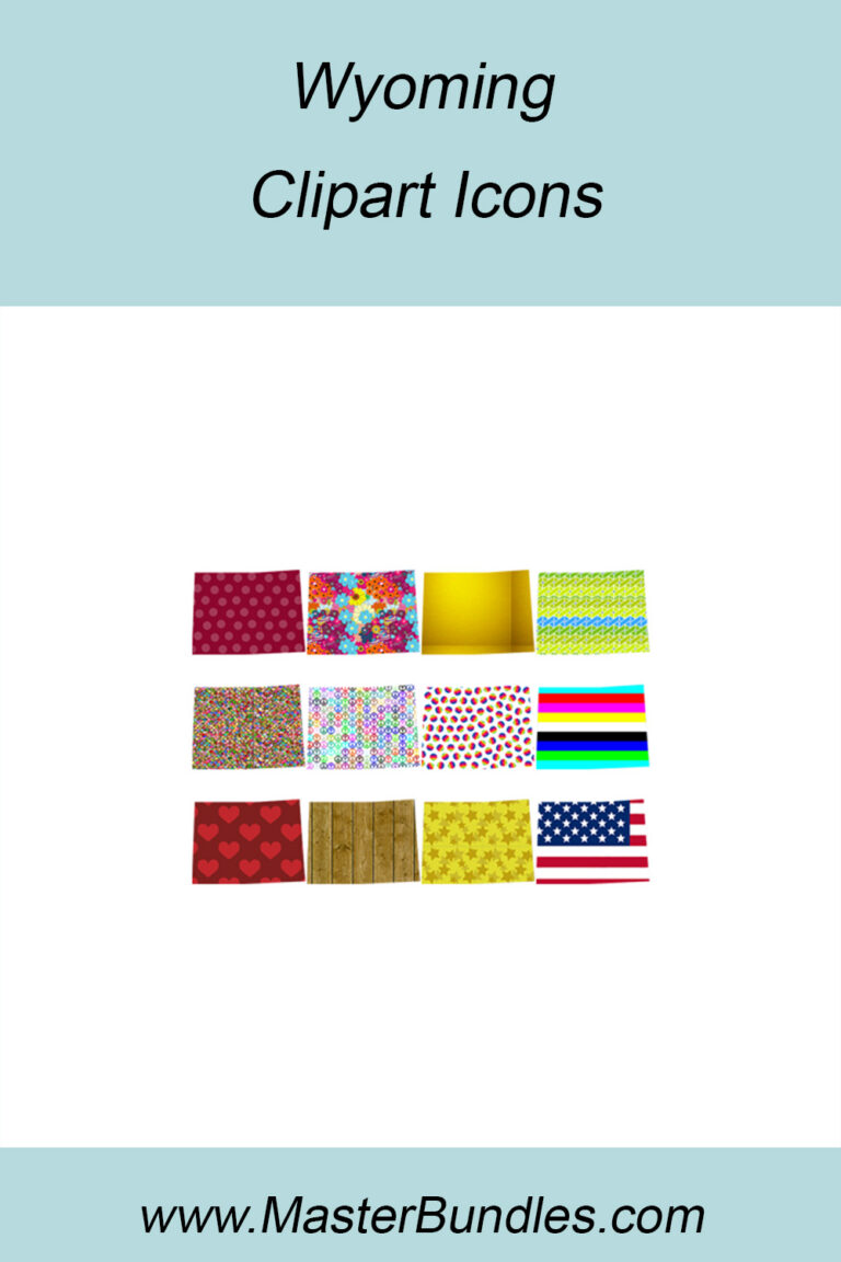 12 STYLISH WYOMING STATE CLIPART ICONS - MasterBundles