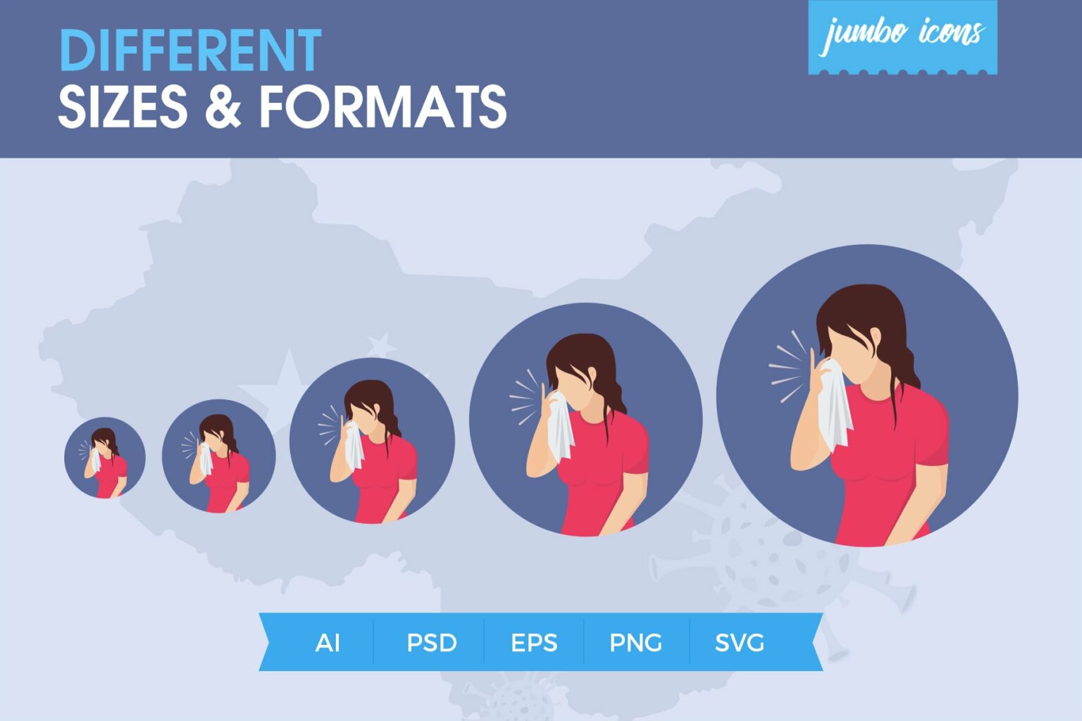 Corona Virus - Flat Vector Icons – MasterBundles