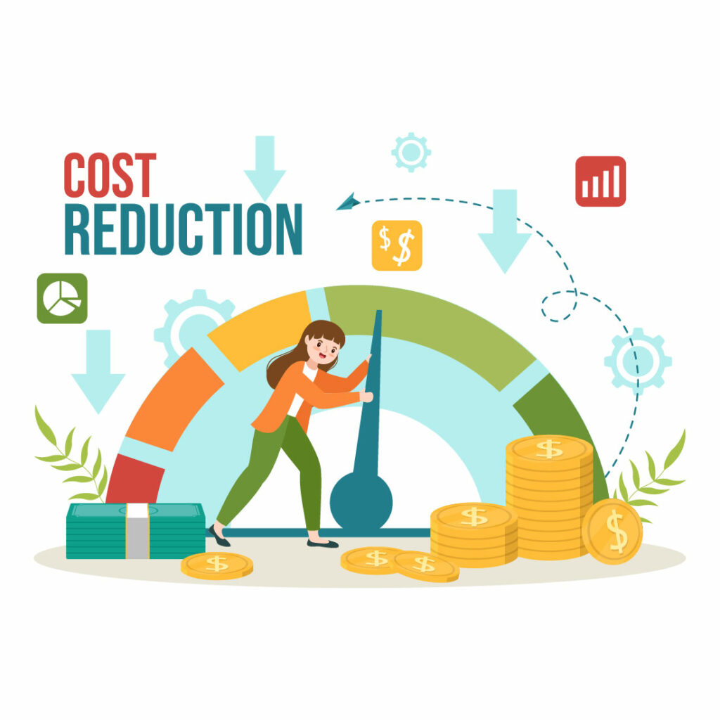 12 Cost Reduction Business Illustration - MasterBundles