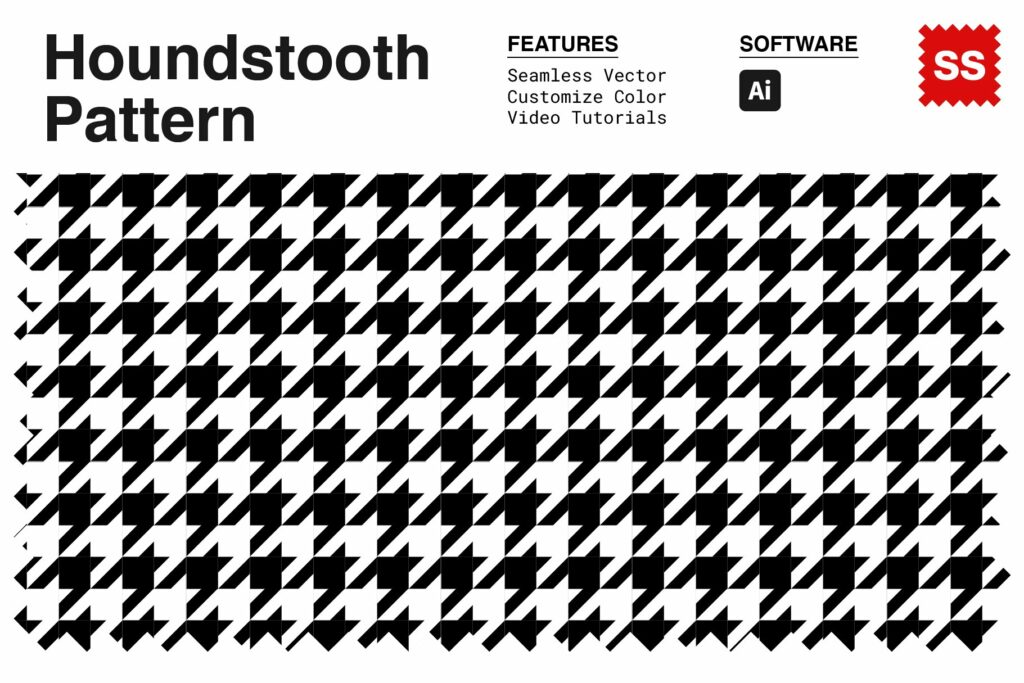 Houndstooth Pattern – MasterBundles