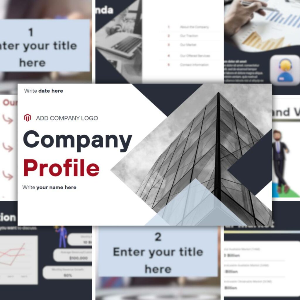 Company Profile- Power Point Presentation - MasterBundles