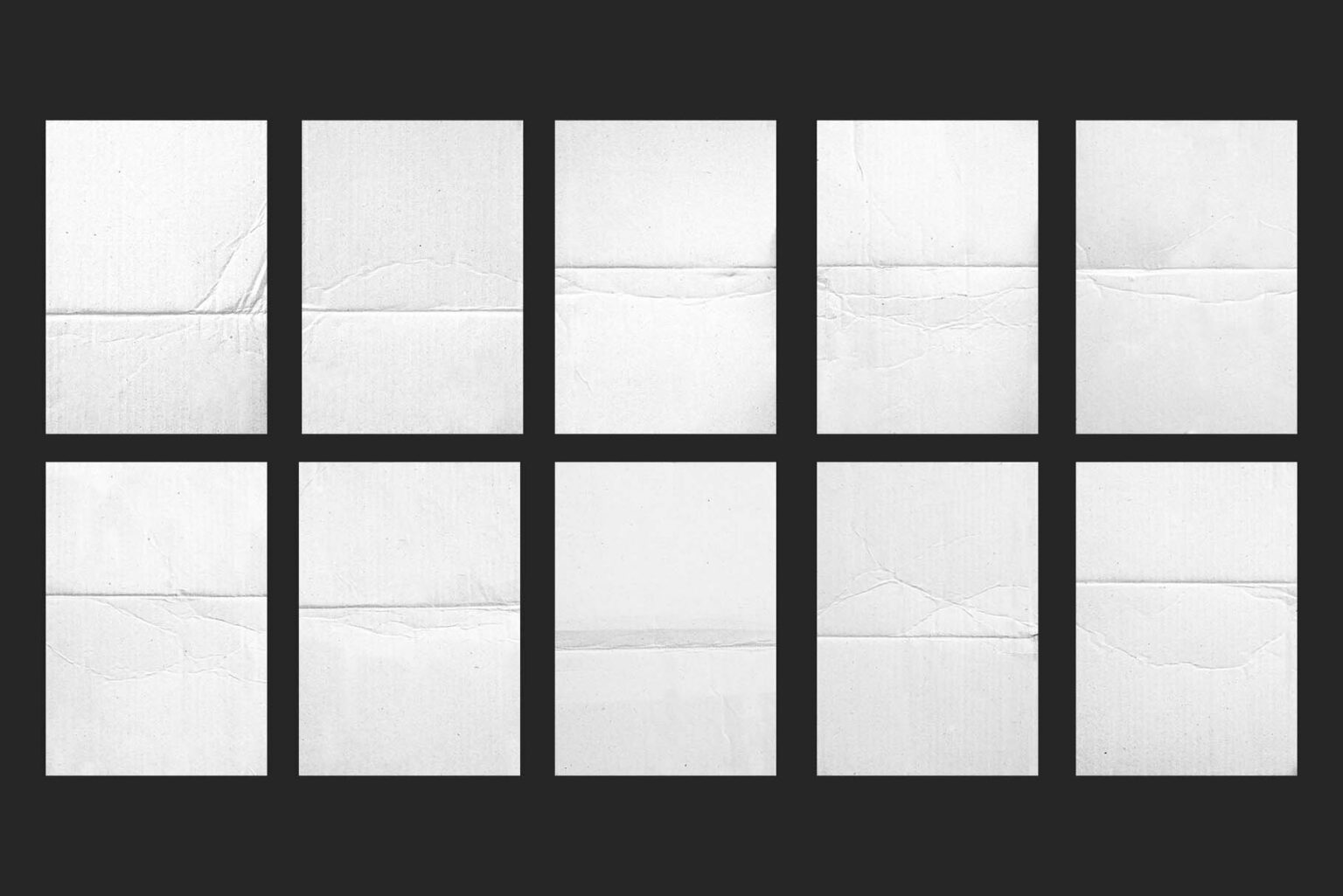 Folded Cardboard Texture Overlay – MasterBundles