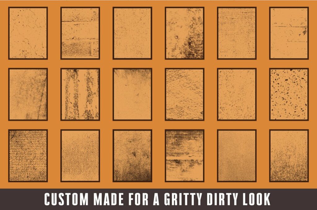 200 Grunge Bitmap Textures Bundle – MasterBundles
