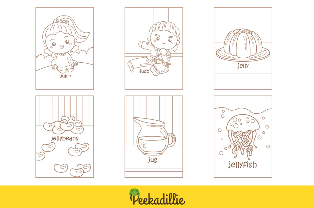 Alphabet J For Vocabulary School Letter Reading Writing Font Study ...