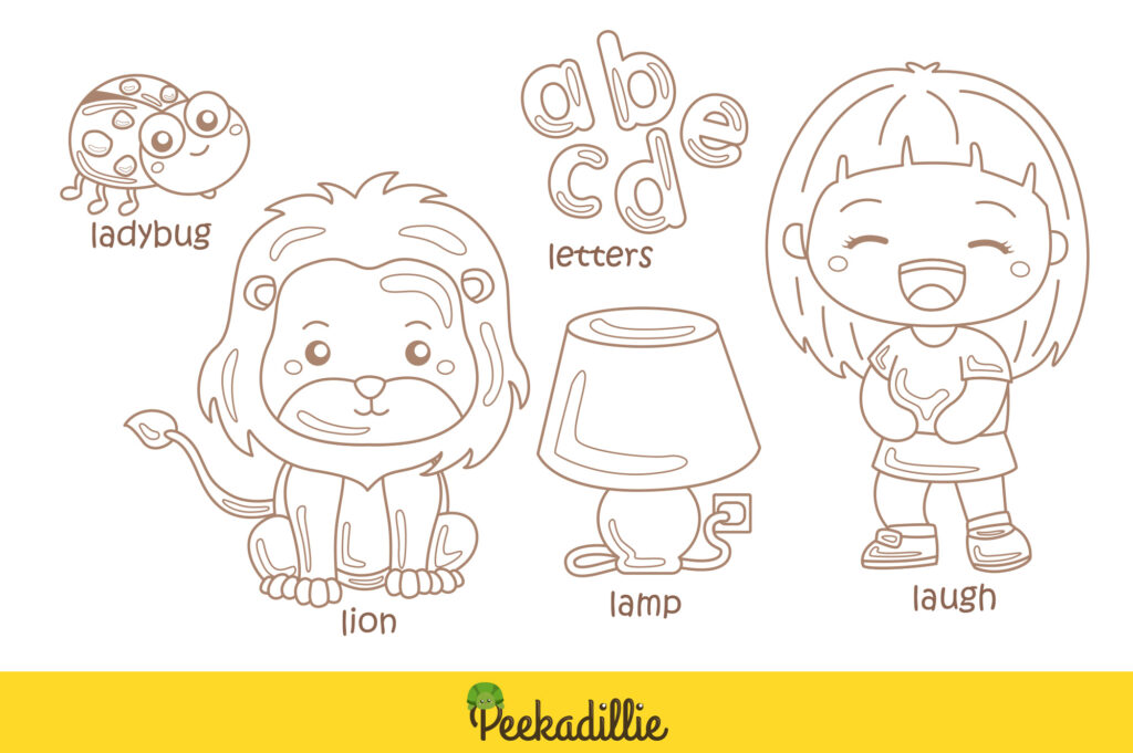 Alphabet L For Vocabulary School Letter Reading Writing Font Study ...