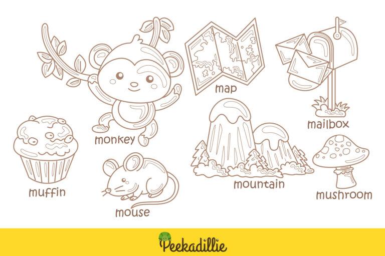 Alphabet M For Vocabulary School Letter Reading Writing Font Study ...