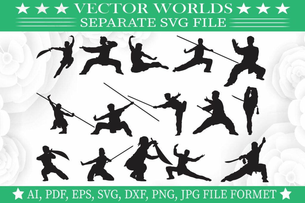 Wushu Svg, Kung Fu, Karate Svg – MasterBundles
