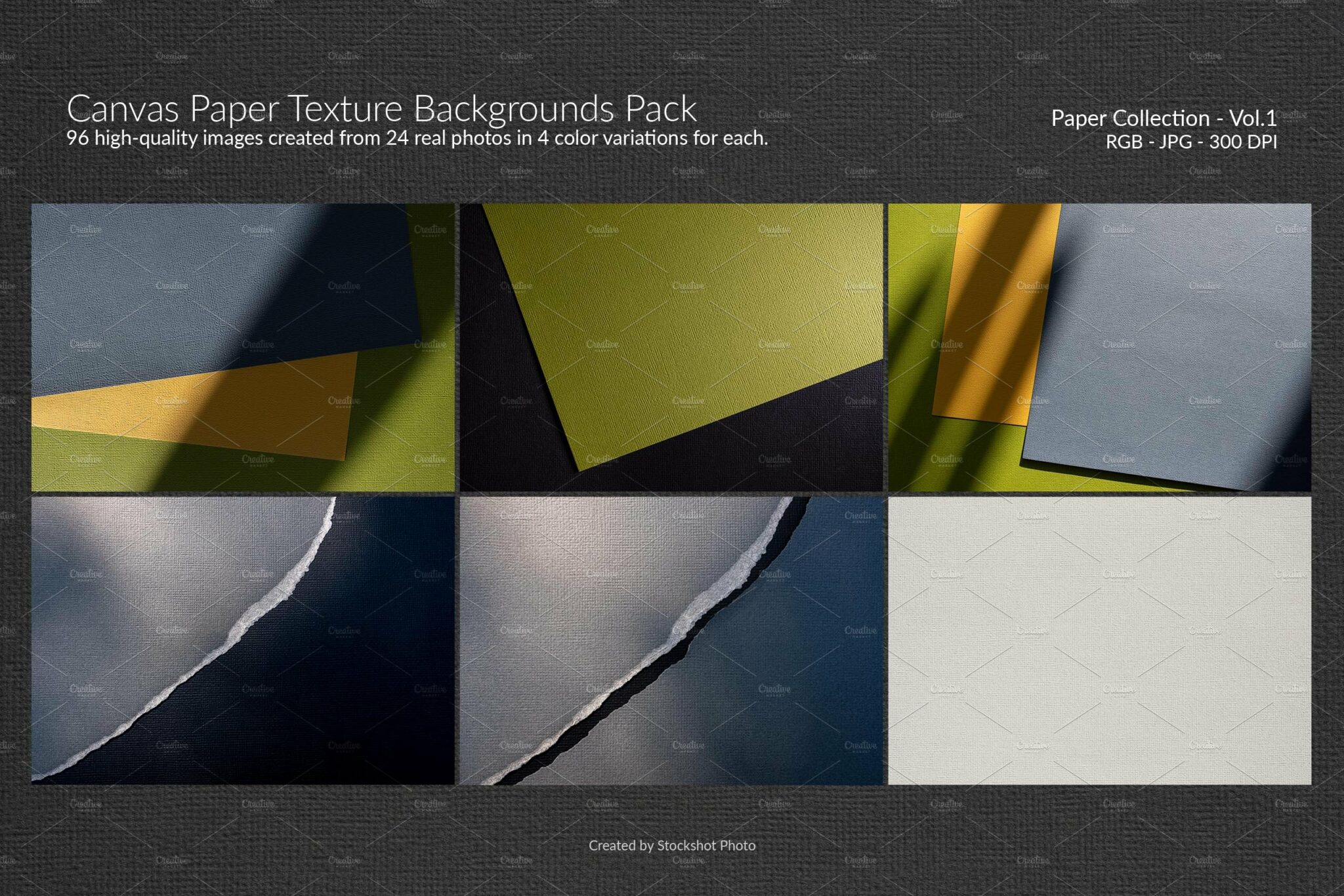 Canvas Paper Texture Background Pack – MasterBundles