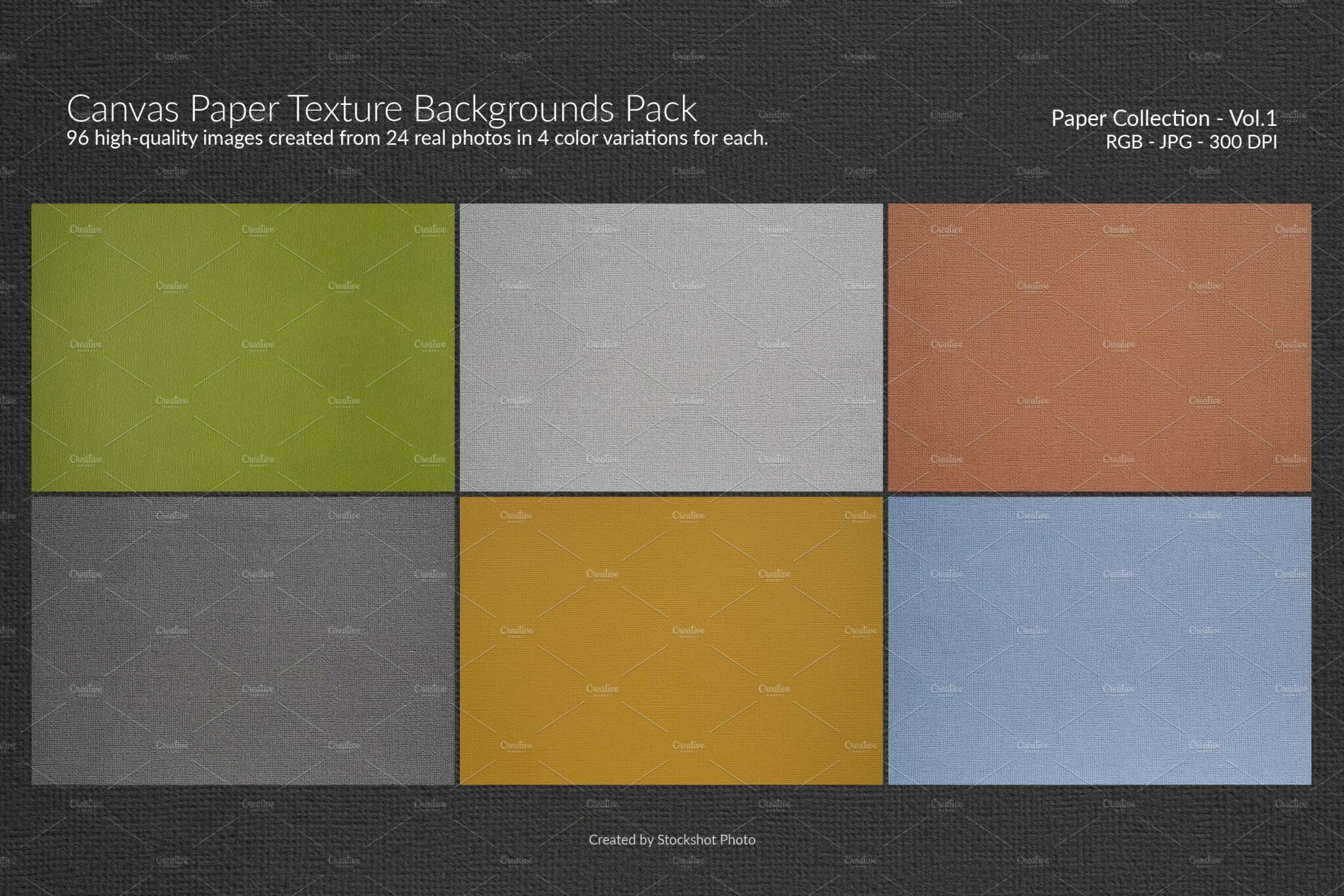 Canvas Paper Texture Background Pack – MasterBundles