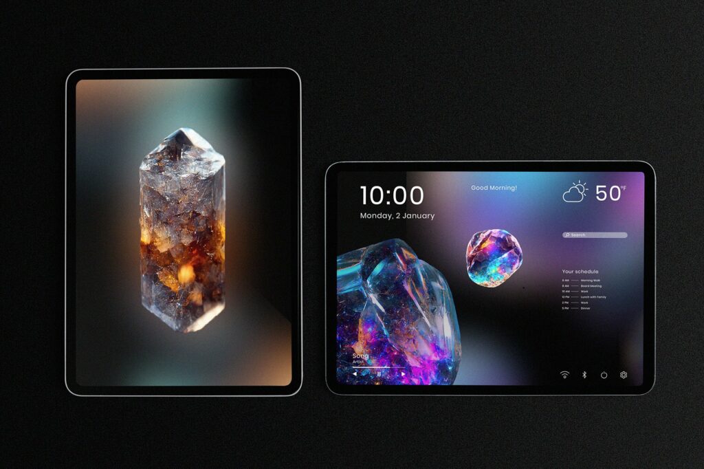 3D Gems & Crystals Collection – MasterBundles