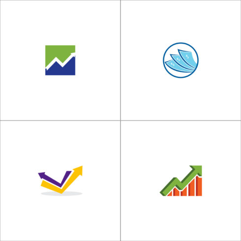 Economics and currency logo design - MasterBundles