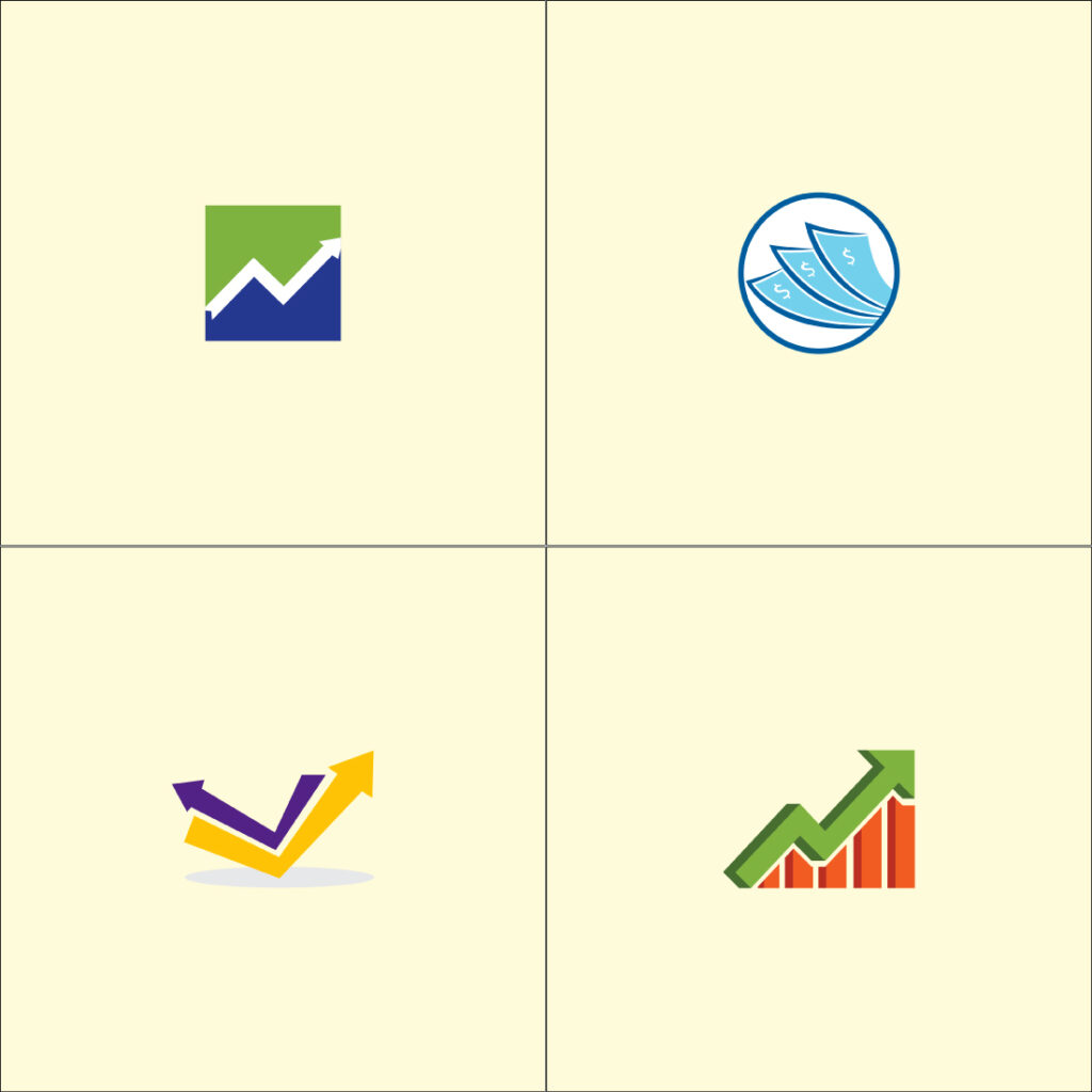 Economics and currency logo design - MasterBundles